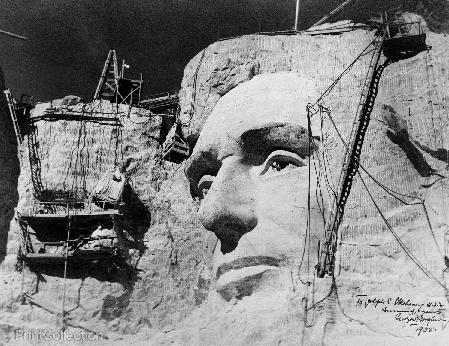 Print Collection - Abraham Lincoln on Mount Rushmore