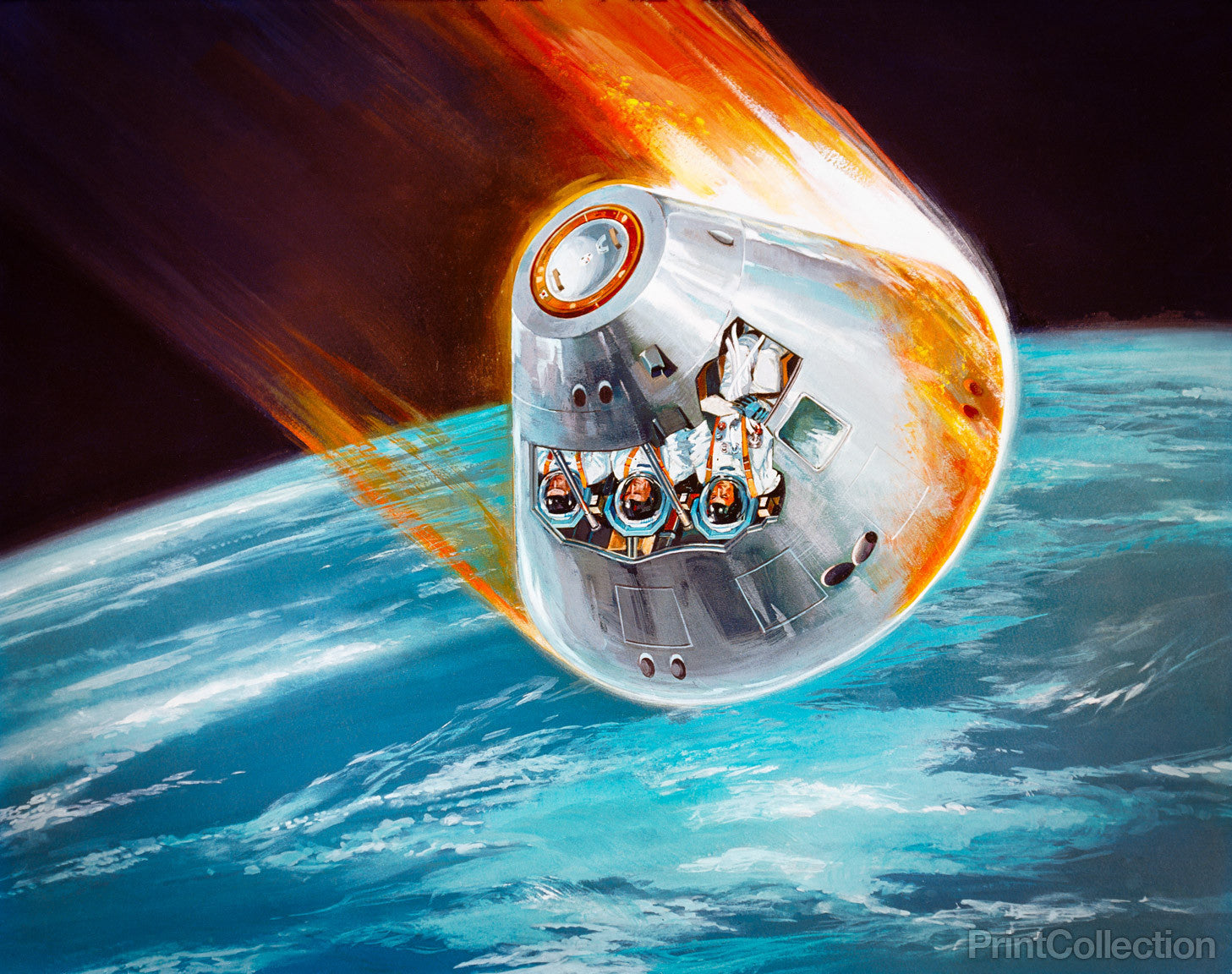 Print Collection - Apollo Command Module Illustration