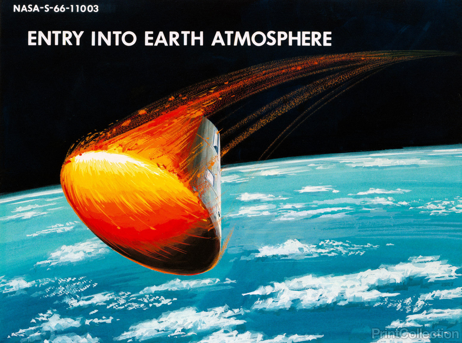 Print Collection - Artist Rendering of Apollo Command Module