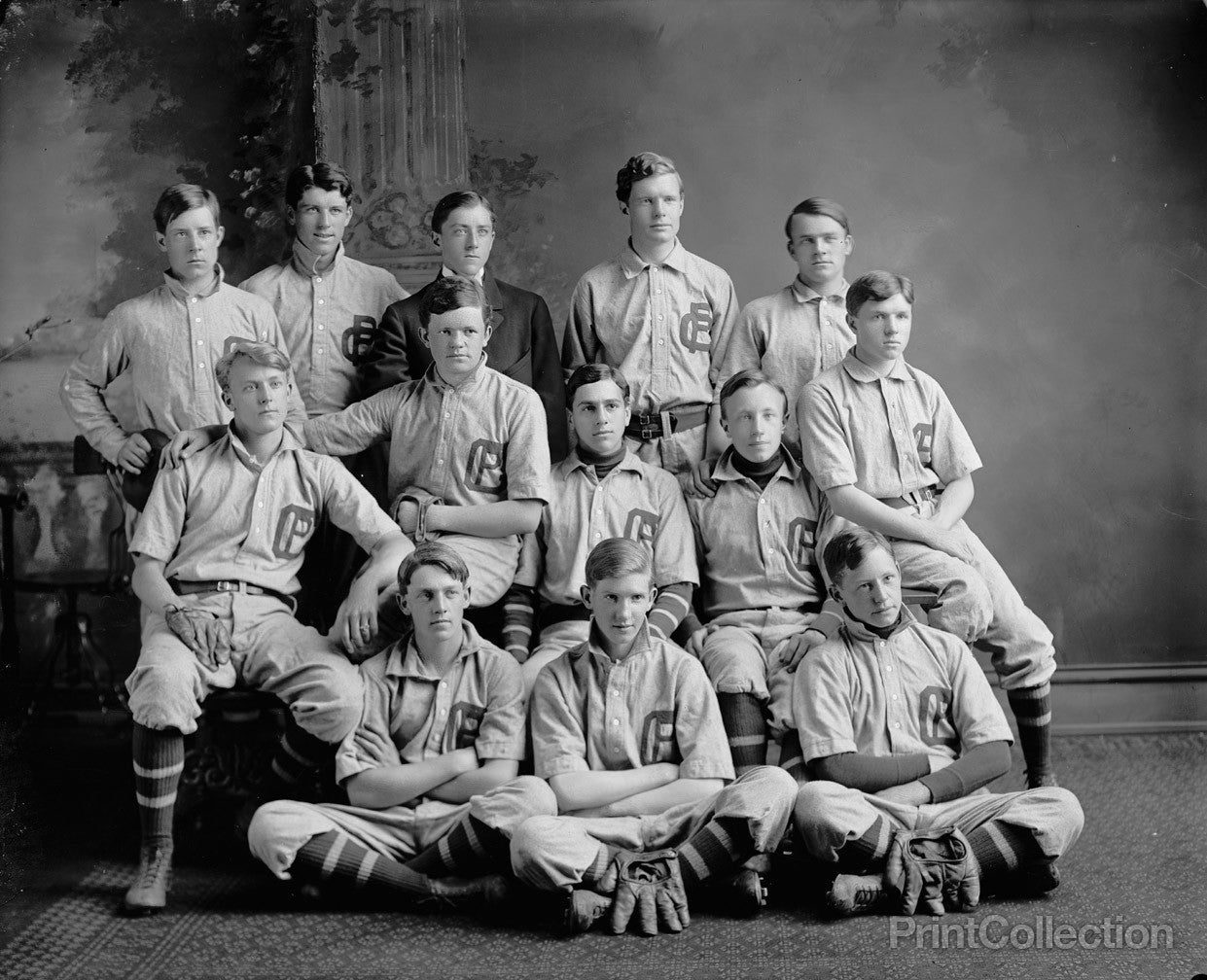 Print Collection - Georgetown Prep Baseball Team Around 1905