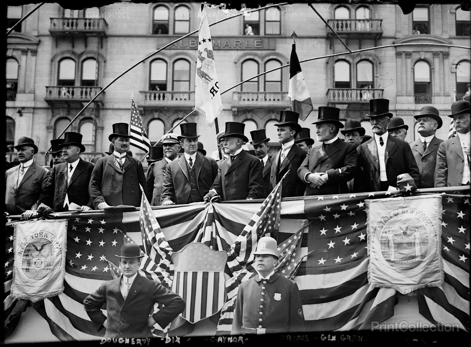 Print Collection - Political Posing on Stage, Early 1900's
