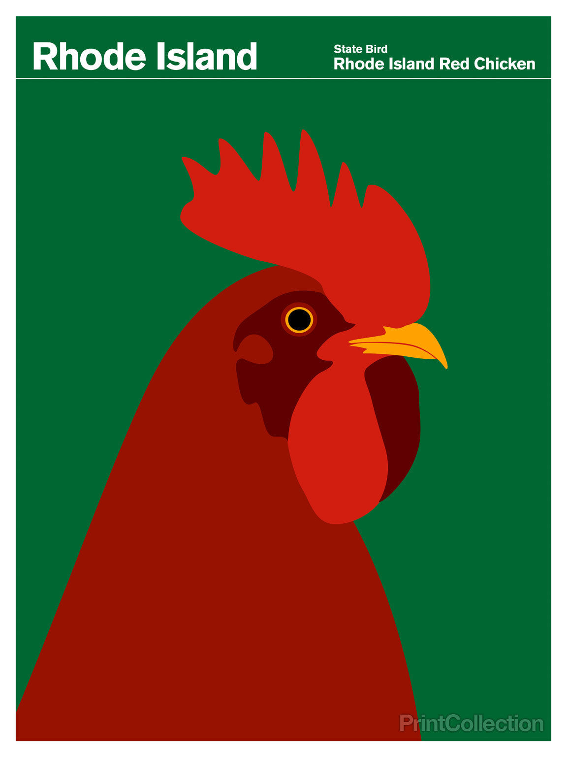 Print Collection - Rhode Island Red Chicken