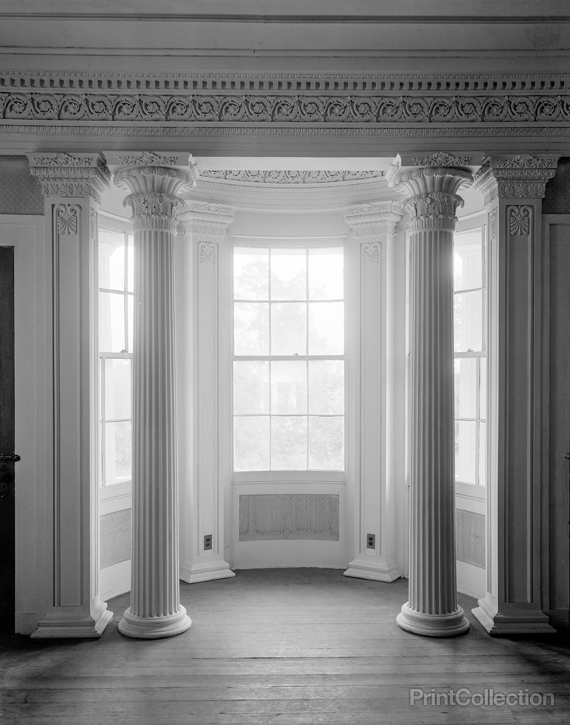 Print Collection - Stone and Stucco Bay Window